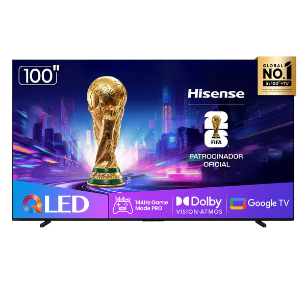 Televisor Hisense 100Q7QG | Google TV | 100" | 4K | HDMI | USB | Wi-Fi - Multimax
