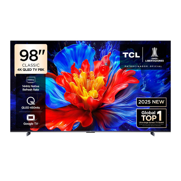 Televisor TCL 98P8K | 98" | 4K | Google TV | HDMI | USB | Wi-Fi | Blue ...